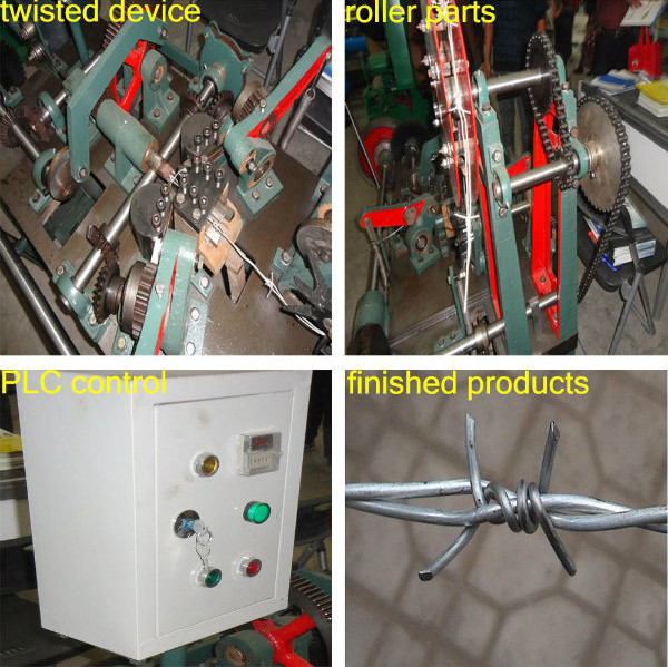 Double stranded Twisted full automatic Barbed Wire mesh making Machine